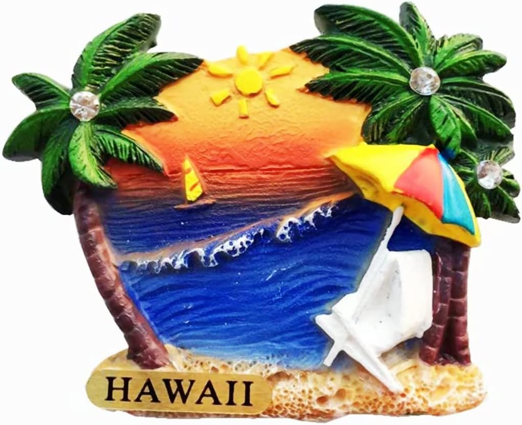 Amazon.com: Hawaii USA America Magnet Fridge Refrigerator Magnet ...