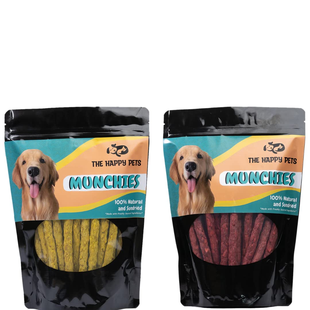 Buy The Happy Pets Munchy Sticks | 400g Real Chicken & 400g Real Mutton ...