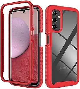 Amazon.com: Case for Samsung Galaxy A04S/A13 5G,Slim Full-Body Rugged Stylish Protective Clear ...