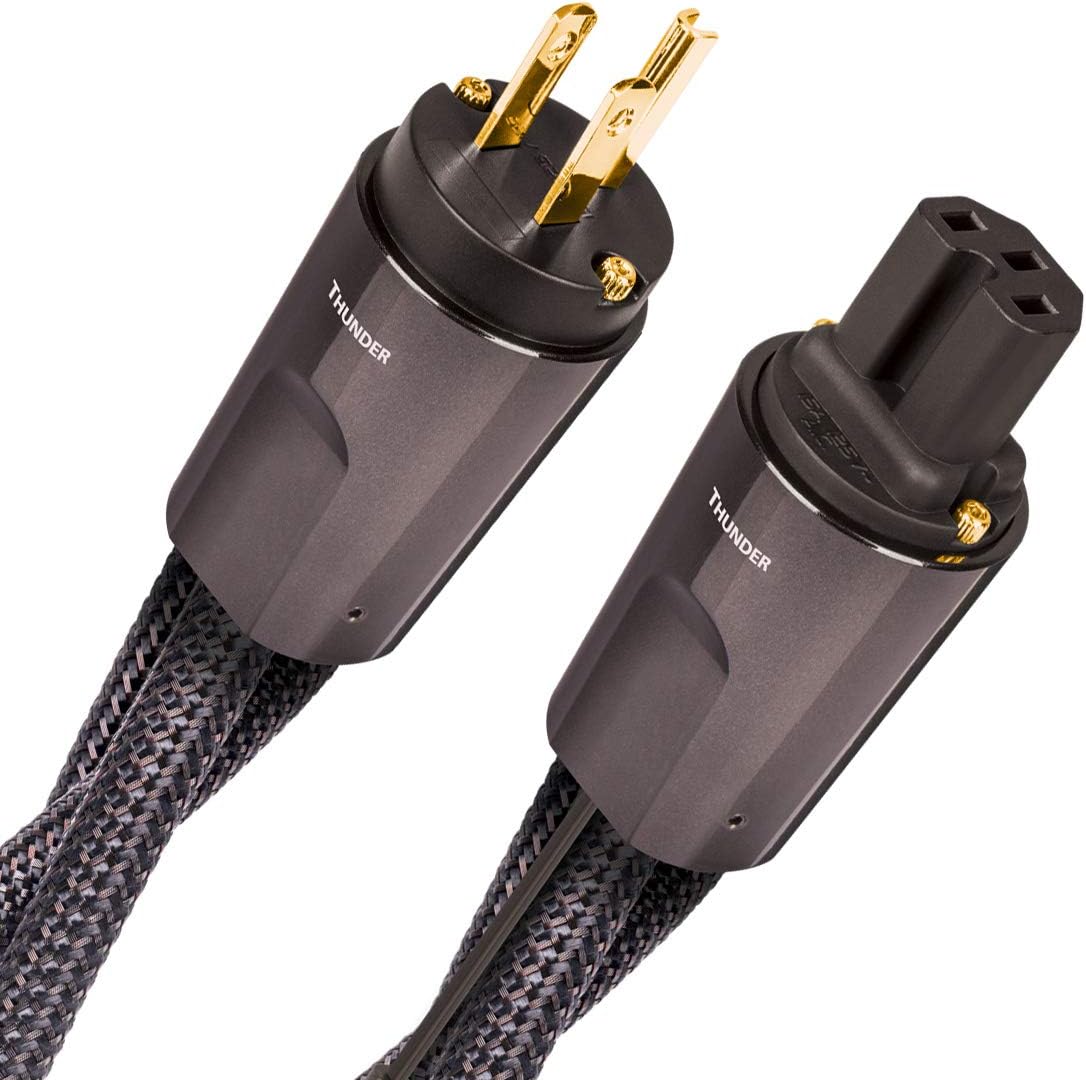 Amazon.com: AudioQuest Thunder High Current 15 Amp Power Cable 1.0m ...