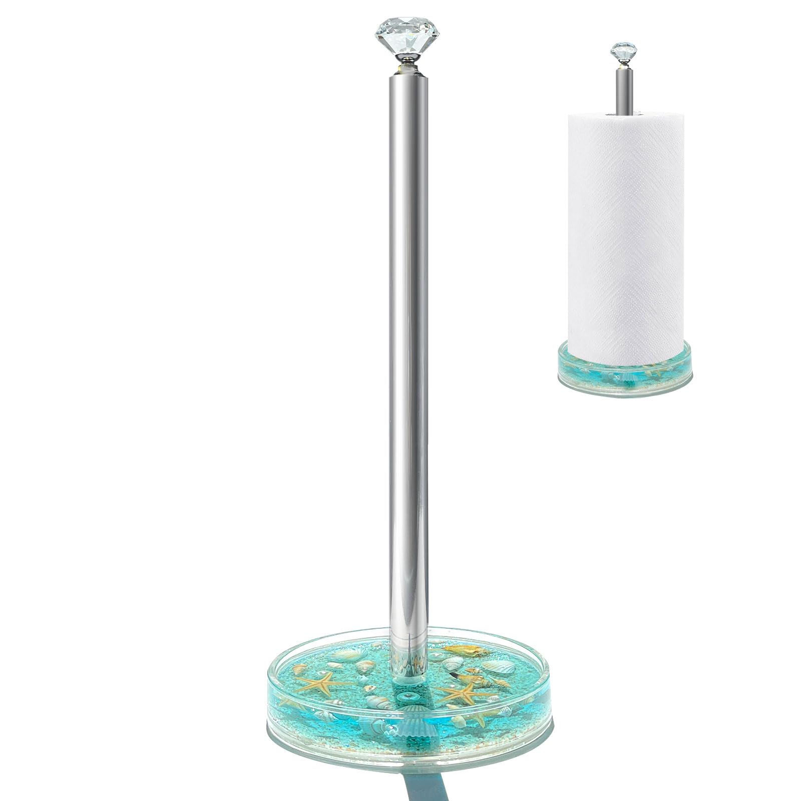 Amazon.com - FONMY Paper Towel Holder Countertop Acrylic w/Nature ...