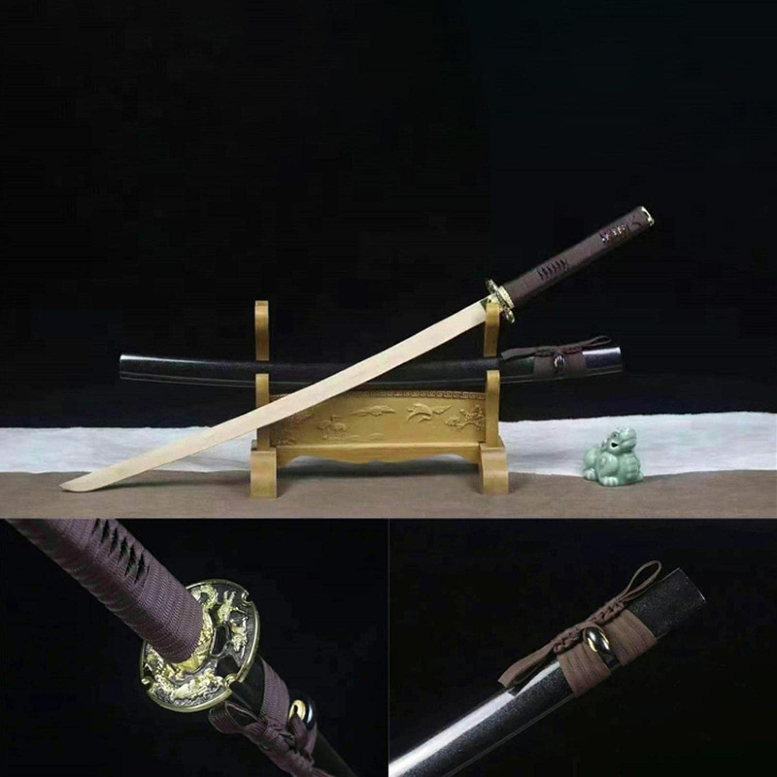 Wooden Sword 103cm Ninja Sword Samurai Japanese Sword Wooden Props ...