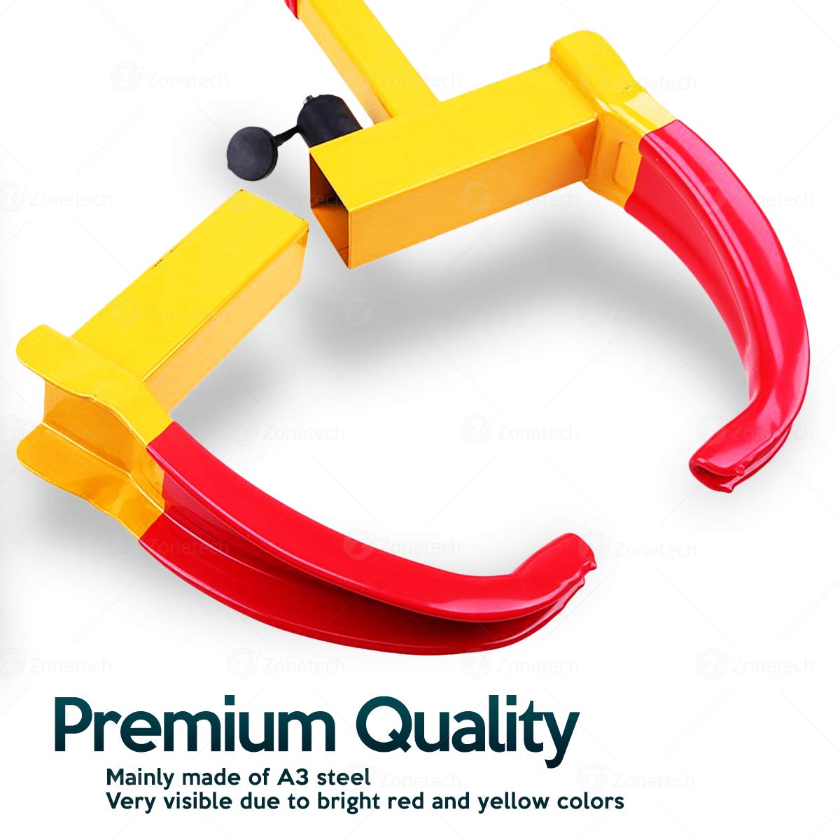 Snapklik.com : ZONETECH Wheel Lock Security Tire Clamp - Premium ...
