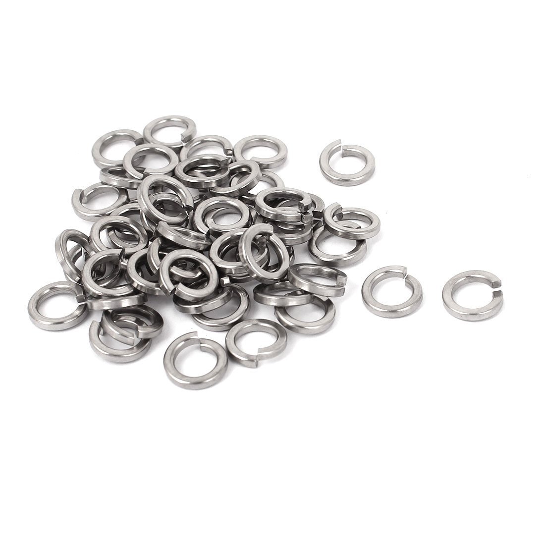 BIG BOOM® 1/4-inch 304 Stainless Steel Split Lock Spring Washers Screw ...