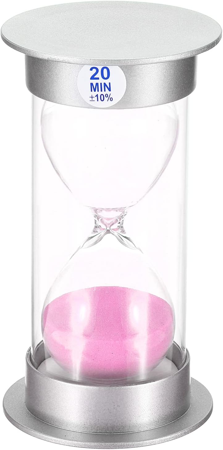 Amazon.com: PATIKIL 20 Minute Sand Timer, Sandy Clock with Plastic ...