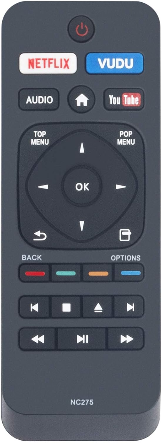 Amazon.com: NC275 NC275UH Replace Remote Control fit for Philips Blu ...