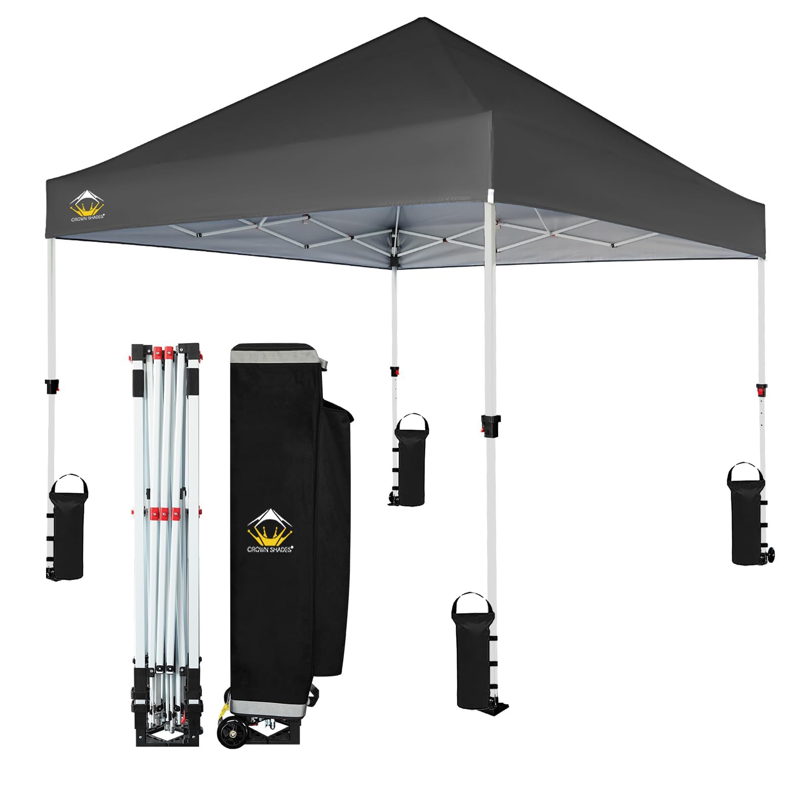 Snapklik.com : CROWN SHADES 10x10 Heavy Duty Canopy - Premium Pop Up ...