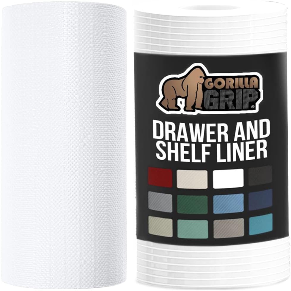 Amazon.com - Gorilla Grip Smooth Drawer Liner and Ribbed Drawer Liner ...