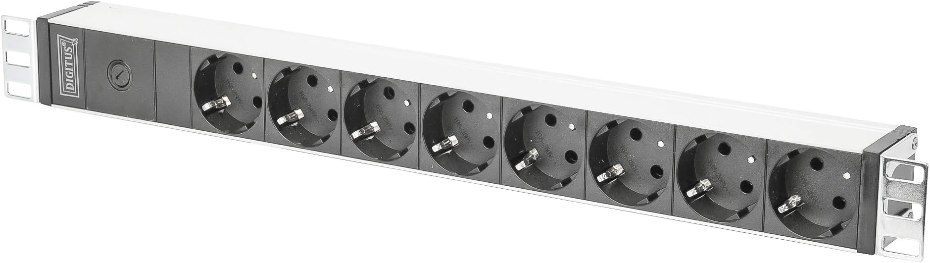 Bachmann Steckdosenleiste 19'' Zoll PDU 9-Fach 1HE 2m Kabel ...