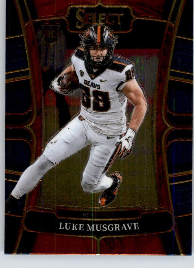 Amazon.com: 2023 Panini Select Draft Picks Blue #19 Luke Musgrave ...