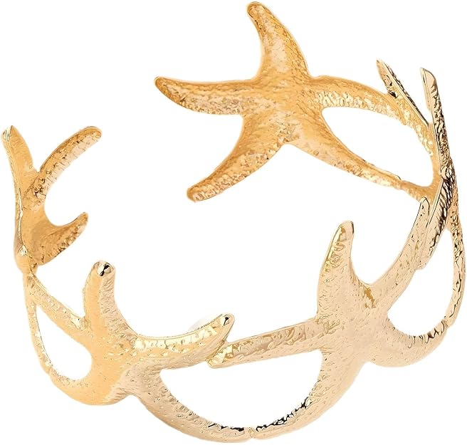 Amazon.com: Dtexhif Starfish Arm Cuff for Women Starfish Upper Arm Cuff ...