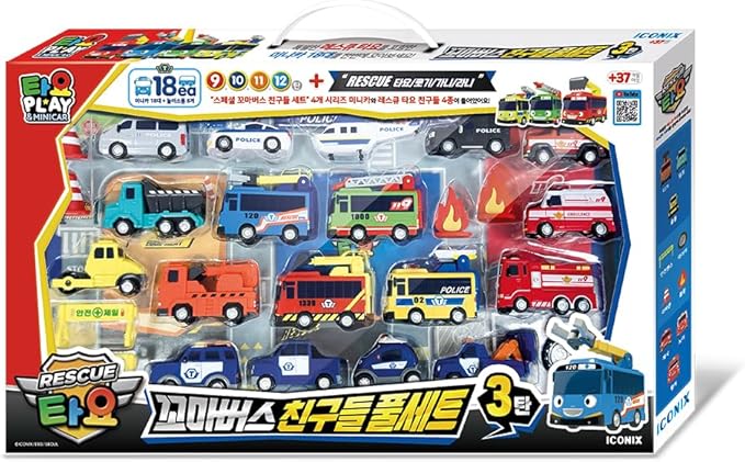 Amazon.com: Tayo The Little Bus Special Friends Set - Full Set 3nd ...