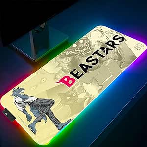 Amazon.com : Beastars Anime Gaming Mouse Pads RGB Large Gamer Computer ...