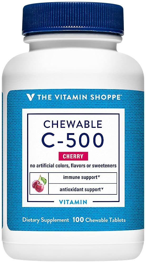 Amazon.com: Chewable Vitamin C-500 with Acerola - Immune Support - 500 ...