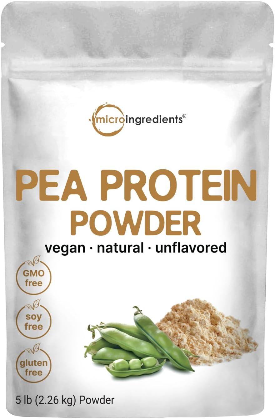 Amazon.com: Natures Plus Organic Pea Protein - 1.1 lbs, Vegan Drink ...