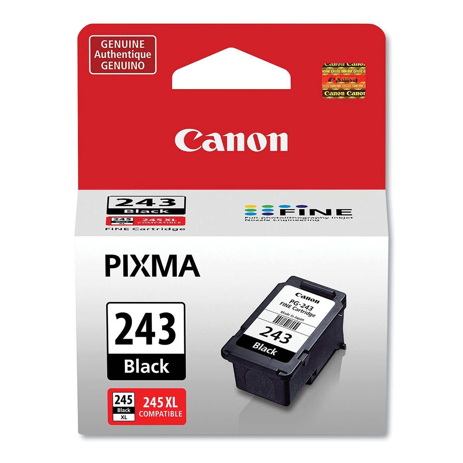 Canon PG-243 Black Ink Cartridge Compatible to printer iP2820 MX492 ...