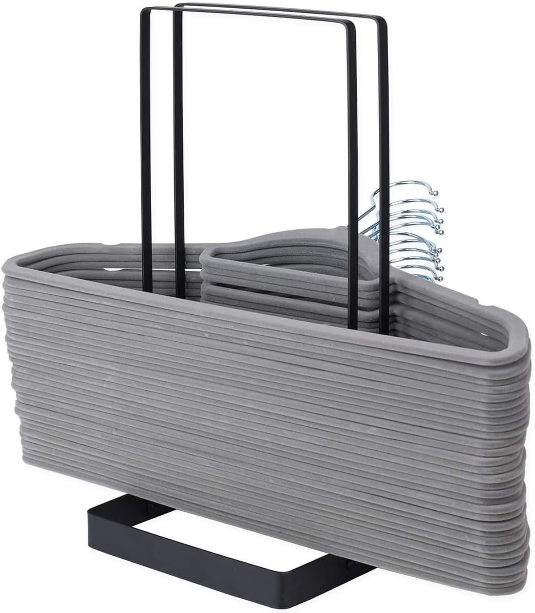 FOAMBOARD WAREHOUSE Metal Coat Hanger Stacker, Clothes Hanger Storage ...