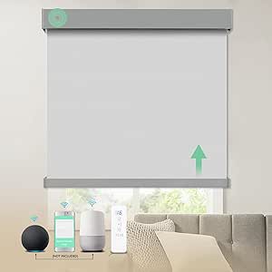 Amazon.com: MING CHEN Motorized Roller Shades Built-in Zigbee Motor with Remote Control ...