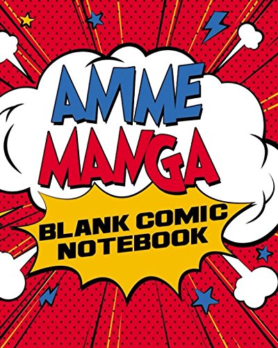 Buy Anime Manga Blank Comic Create Your Own Manga Comics Variety Of