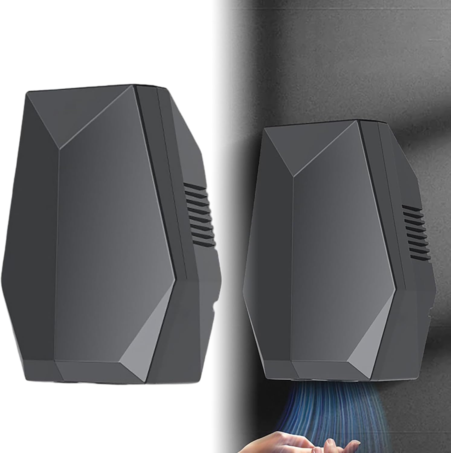 Amazon.com: ZeawIEsvbyt 1600W High-Speed Portable Hand Dryer, Automatic ...