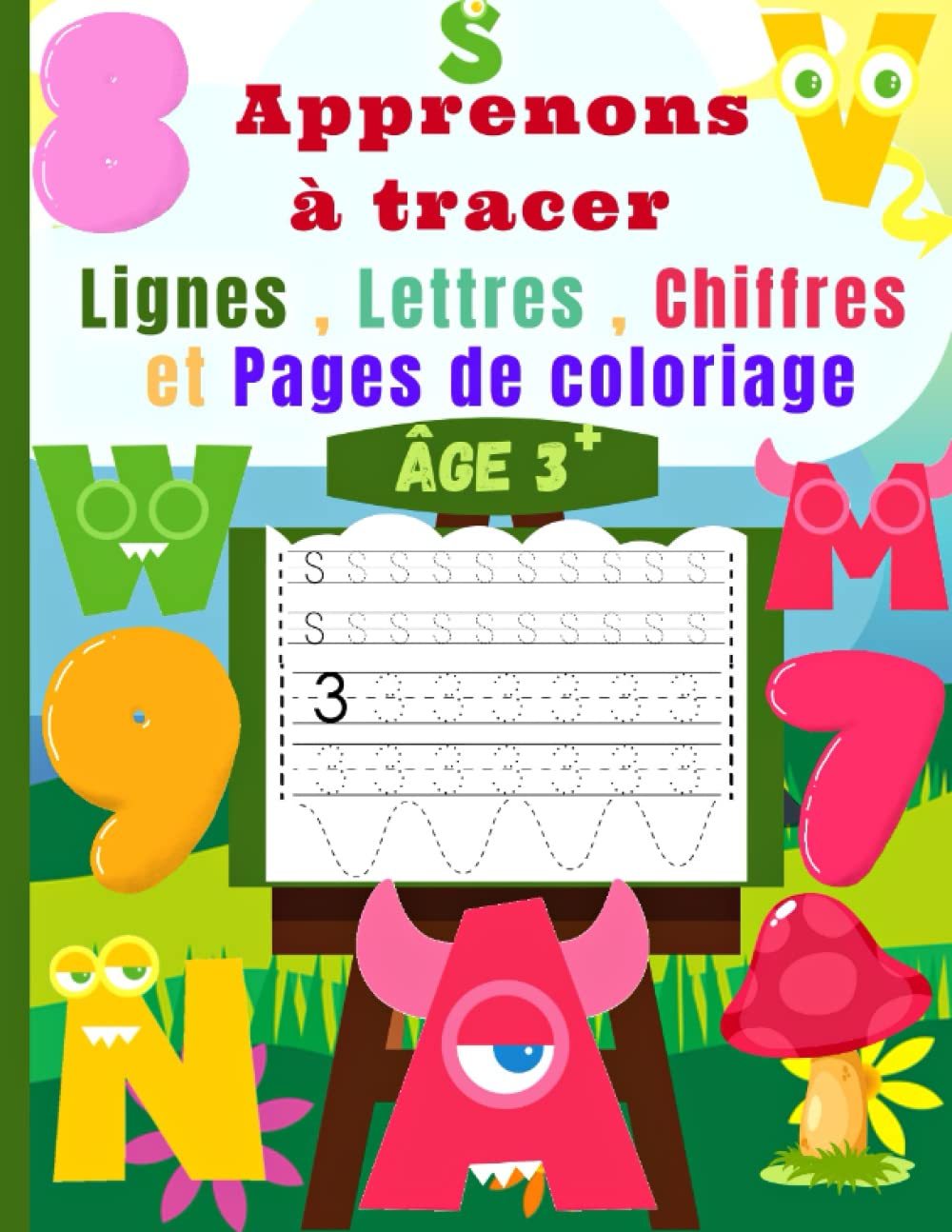 Buy Apprenons à tracer les lettres, chiffres, lignes, et formes: un ...
