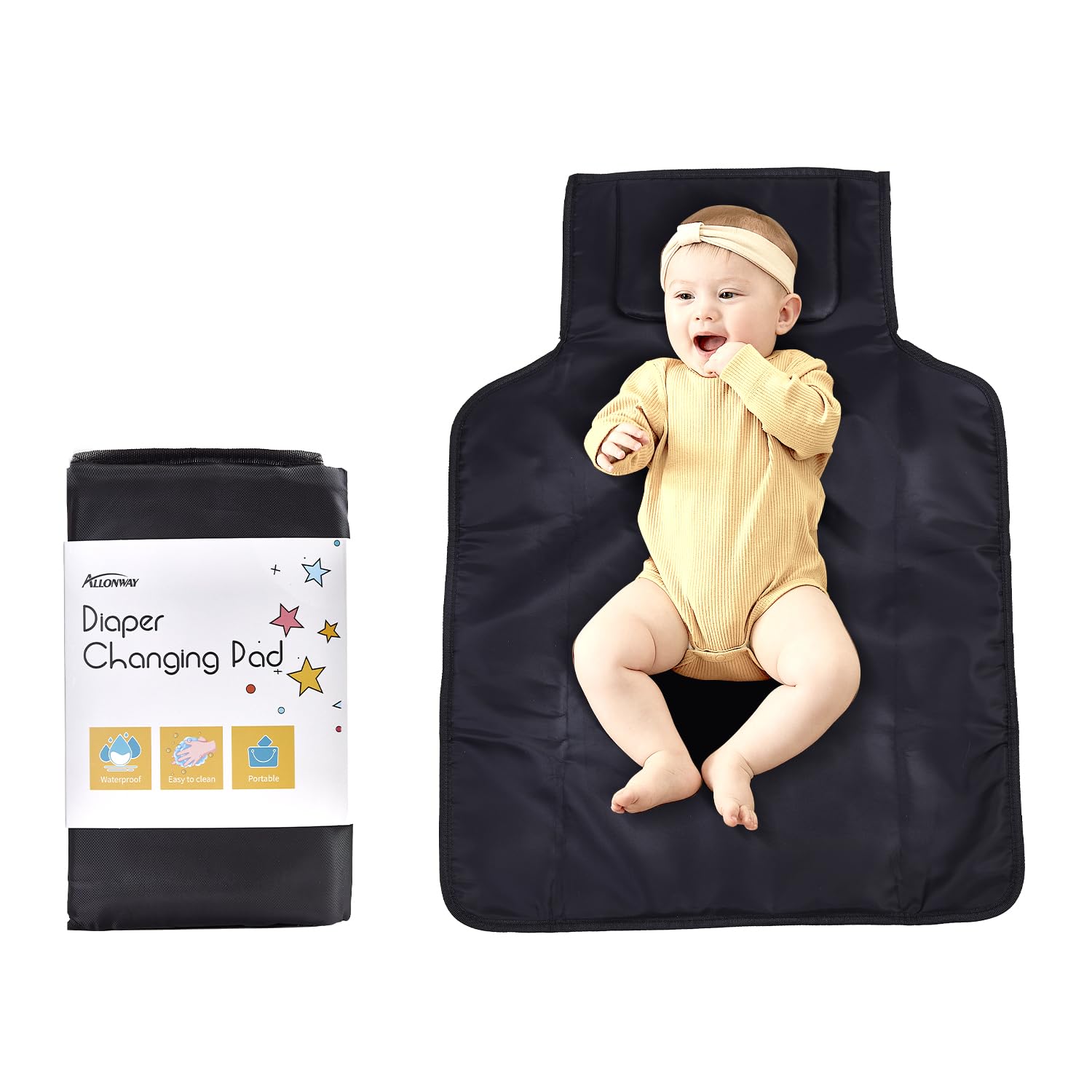 Amazon.com : Portable Diaper Changing Pad, Portable Changing Pad for ...