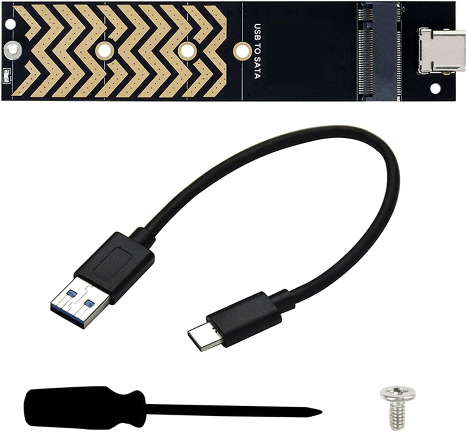 Amazon.com: M.2 To TypeC SSD Adapter M2 To USB3.2 Adapter For M.2 NGFF ...