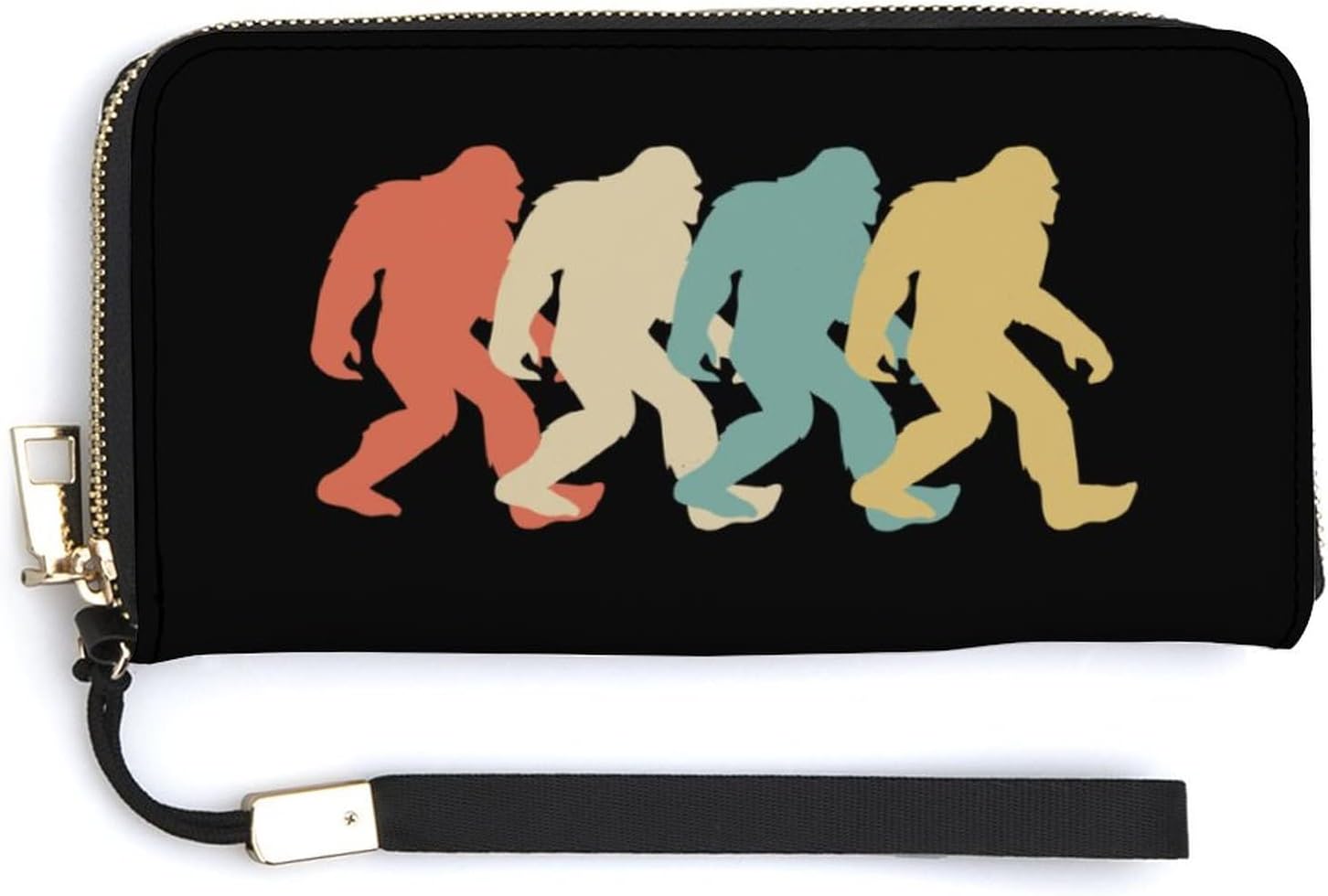 FunnyStar Retro Bigfoot Sasquatch Women's Long RFID Hand Wallet ...