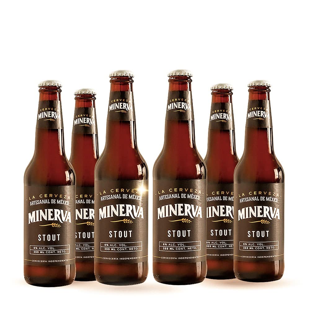 Six Pack Cerveza Minerva Stout 355ml C/u : Amazon.com.mx: Alimentos y ...