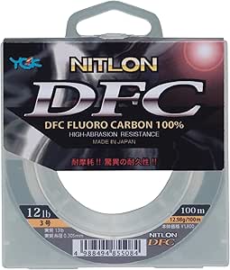 YGK Nitlon DFC Fluorocarbon 12 Pound 100 Meter : Amazon.co.uk: Sports & Outdoors