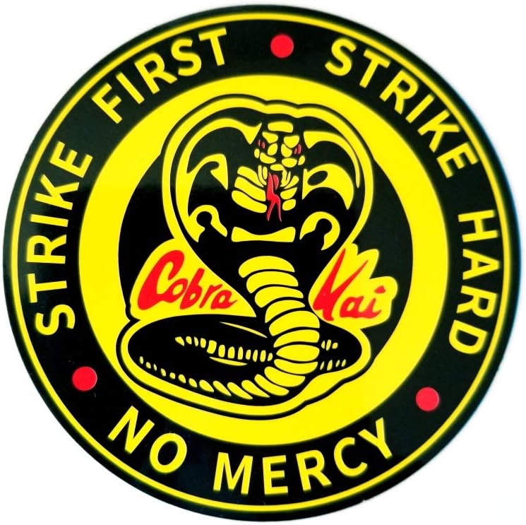 Amazon.com - Vinyl Sticker Die Cut Cobra Strike First Strike Hard No ...
