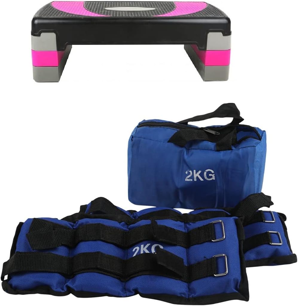 Steper for sport exercise 78x28 cm , MF056-BLA-Pi With Sand bags for ...