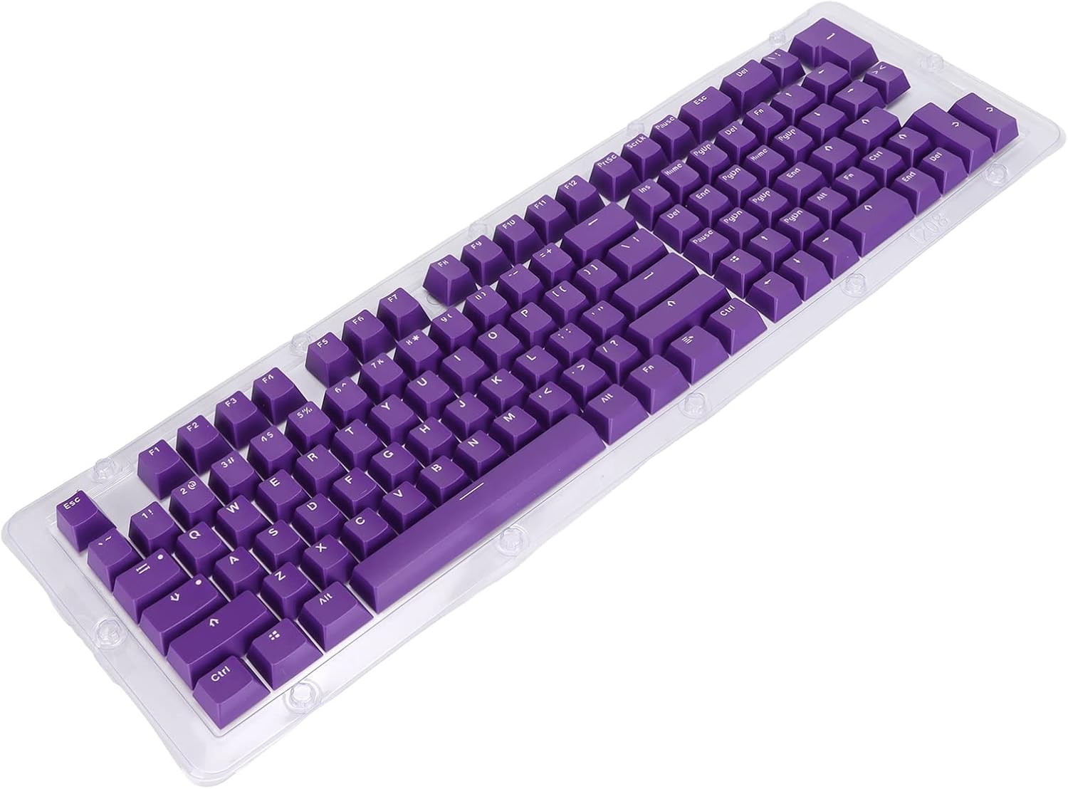 Custom Keycaps,117 Keys OEM Height Keyboard Keycaps Ergonomic Pudding ...