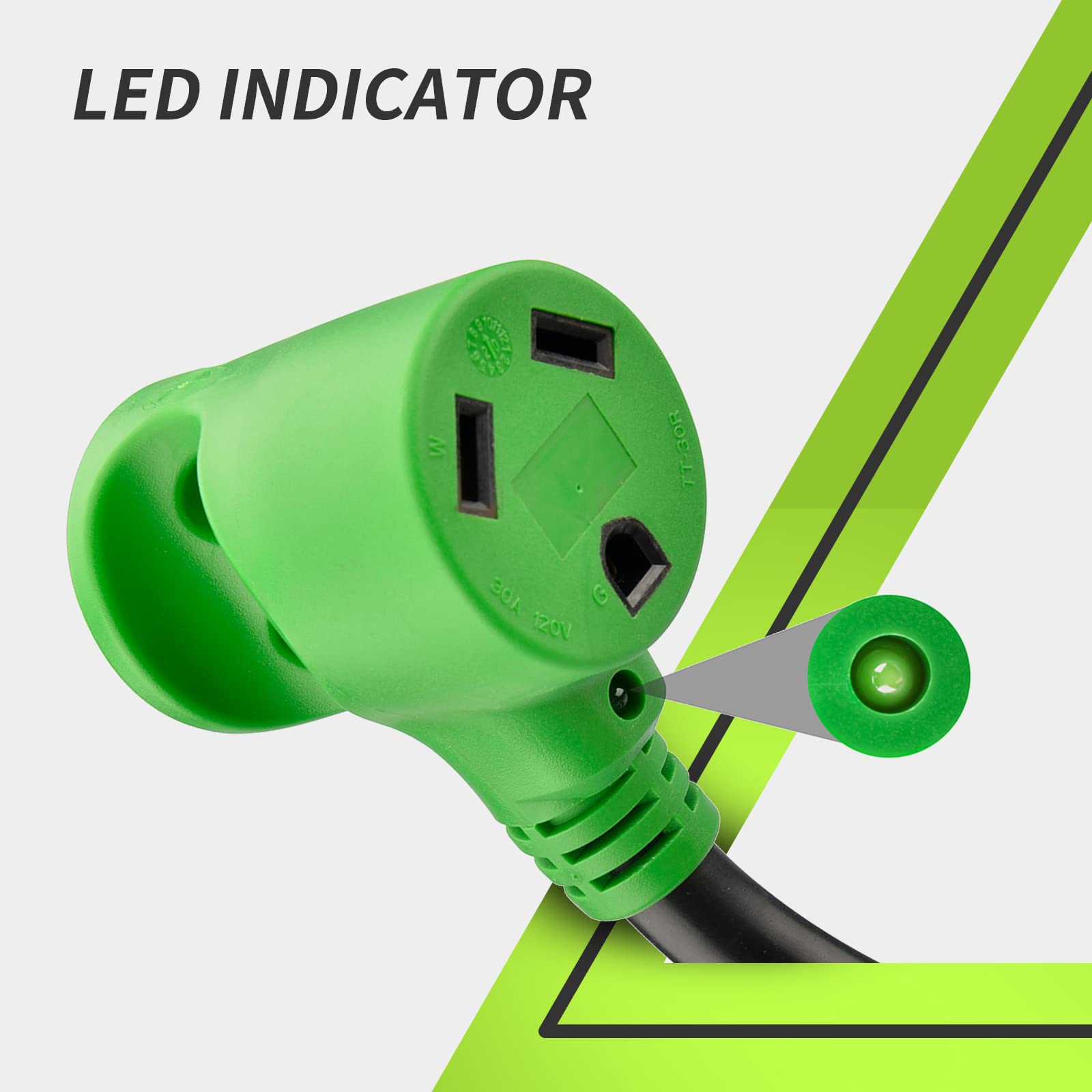 Snapklik.com : RVMATE 3 Prong 12 Inch 30 Amp To 30 Amp RV Generator ...