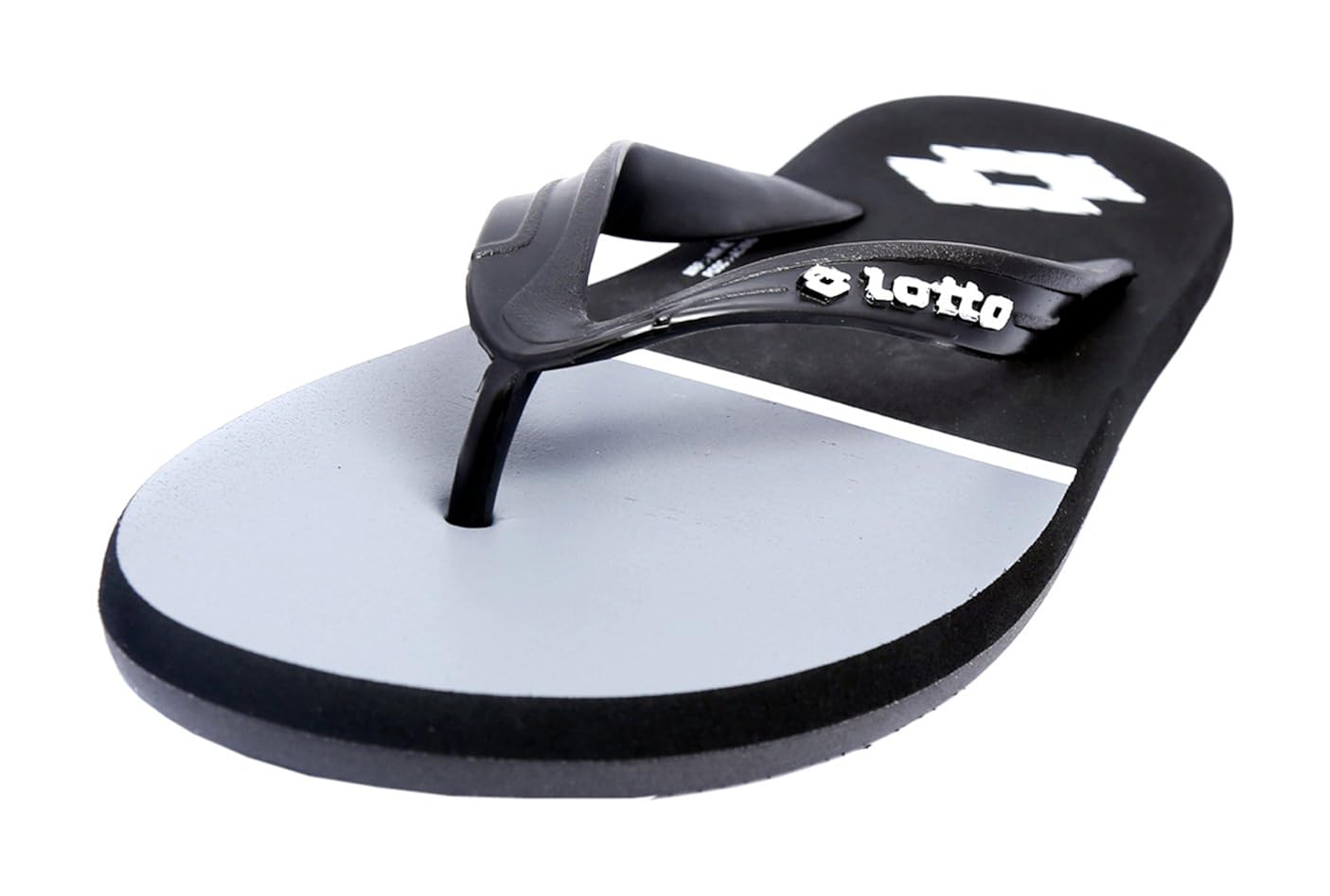 Lotto Men Grey/Black Hawaii House Slippers-6 UK/India (40 EU) (AC4849 ...
