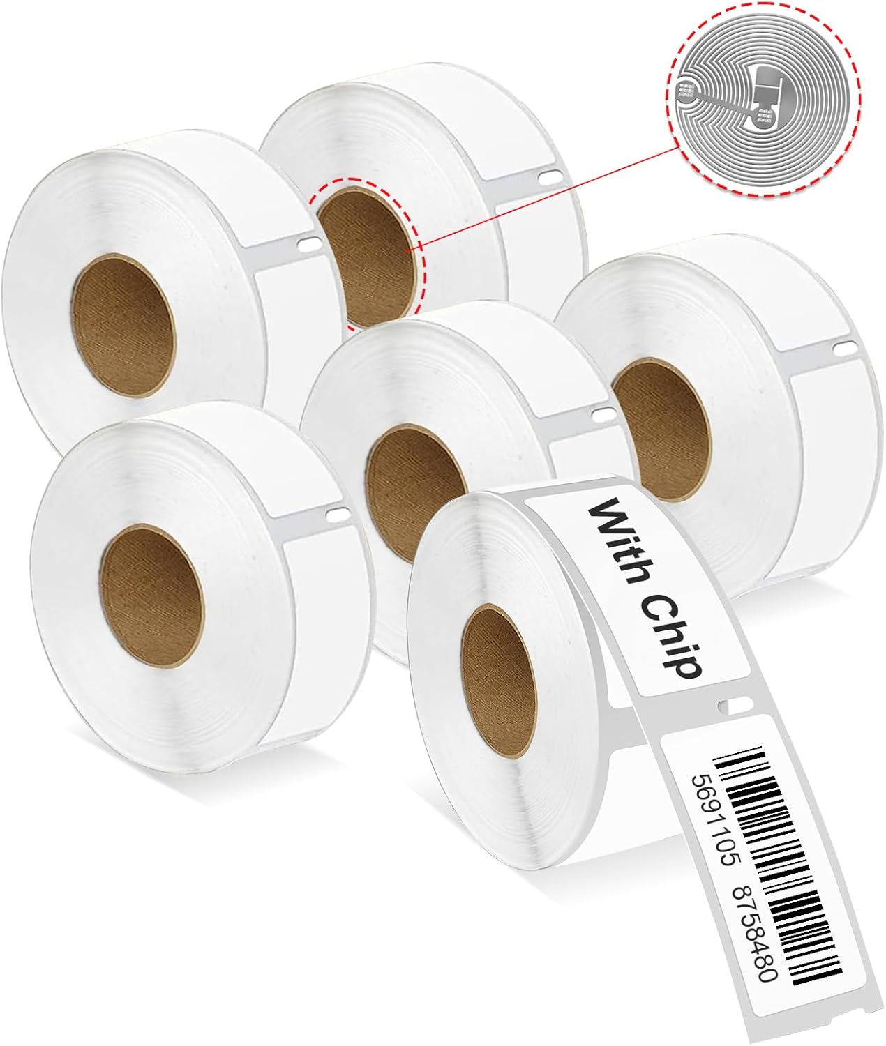 Amazon.com : RGiNK for 30336 Labels (with RFID Chip) Compatible ...