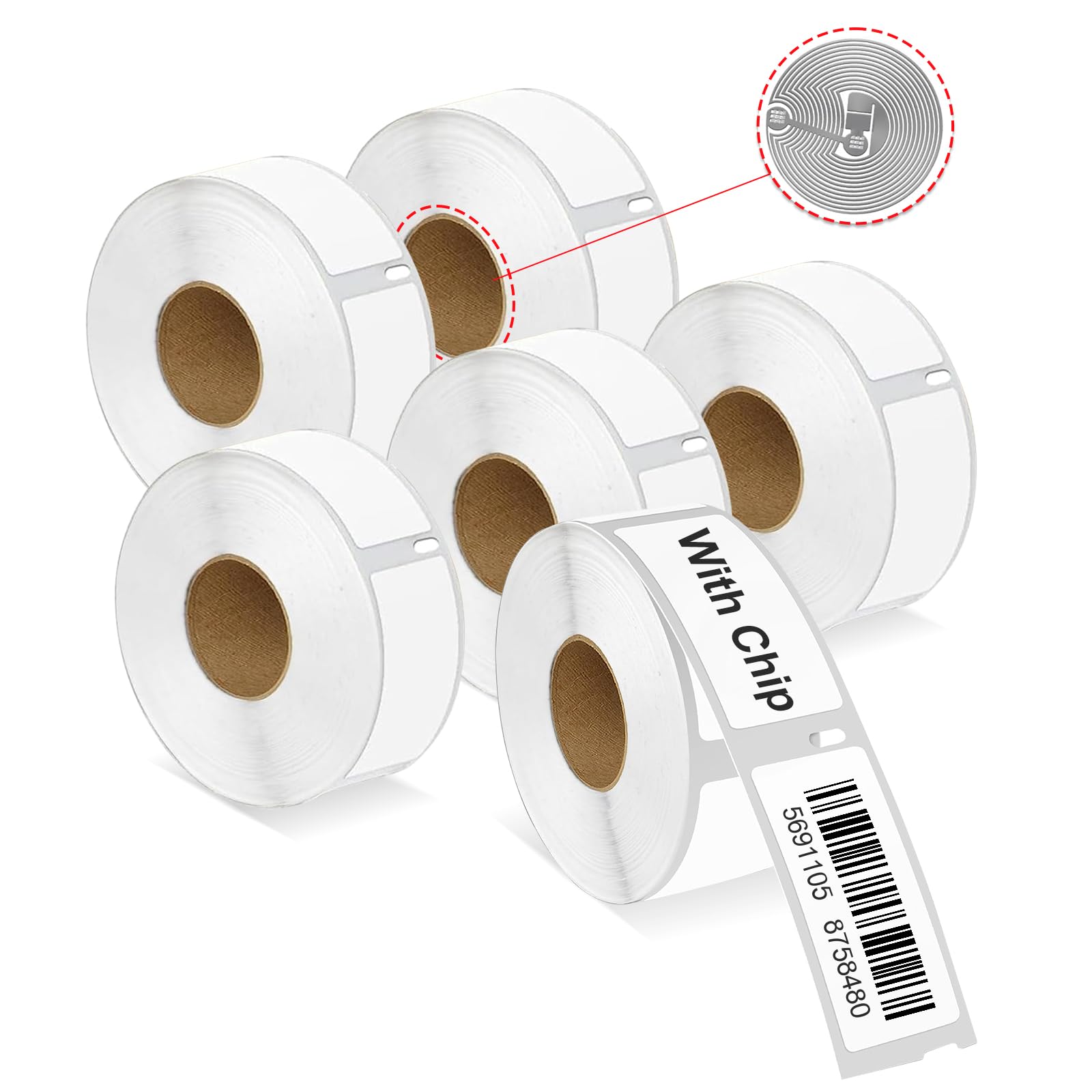 Amazon.com : RGiNK for 30336 Labels (with RFID Chip) Compatible ...