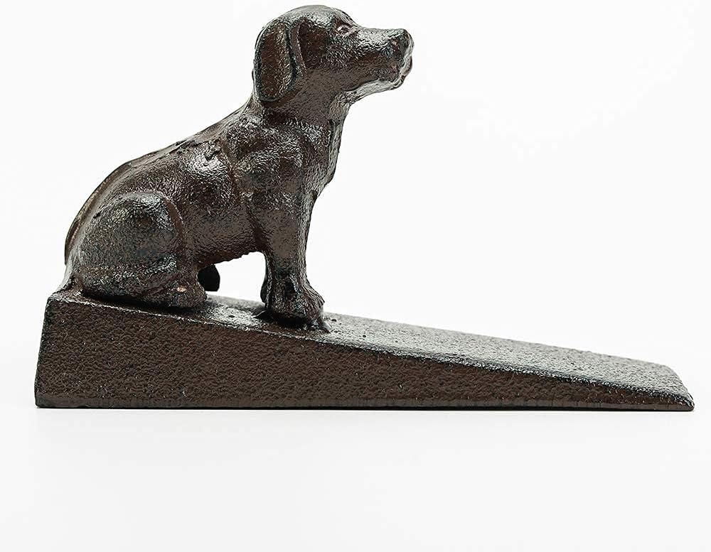 Amazon.com: Sumnacon Cast Iron Cute Frog Door Stop - Heavy Duty Floor ...