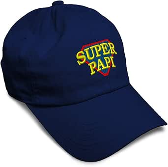 Soft Baseball Cap Super Papi Embroidery Letters Super Papi Logo Twill ...