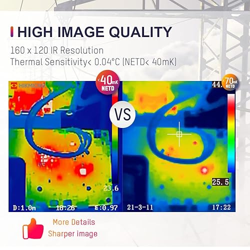 Snapklik.com : HIKMICRO E1L Thermal Imaging Camera, 160 X 120 IR ...