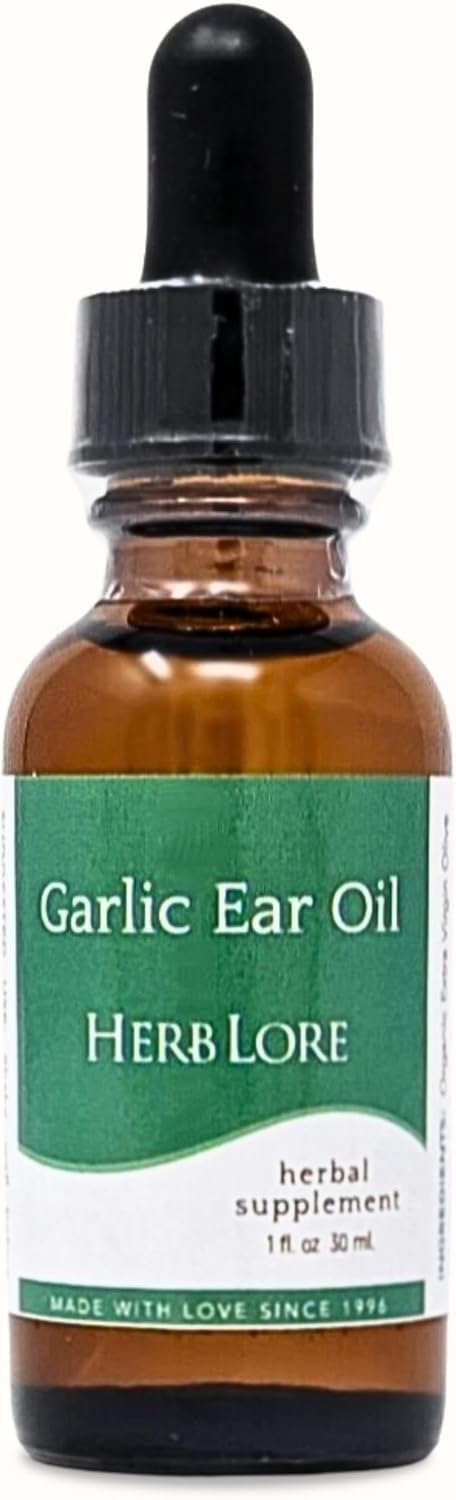Amazon.com: Herb Lore Garlic Ear Oil – Natural Ear Drops for Dry, Itchy ...