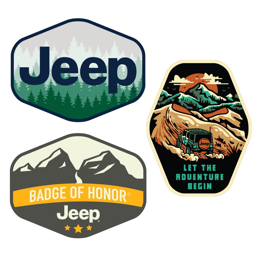 Amazon.com - Jeep Badge of Honor, Dunes Let The Adventure Begin and ...