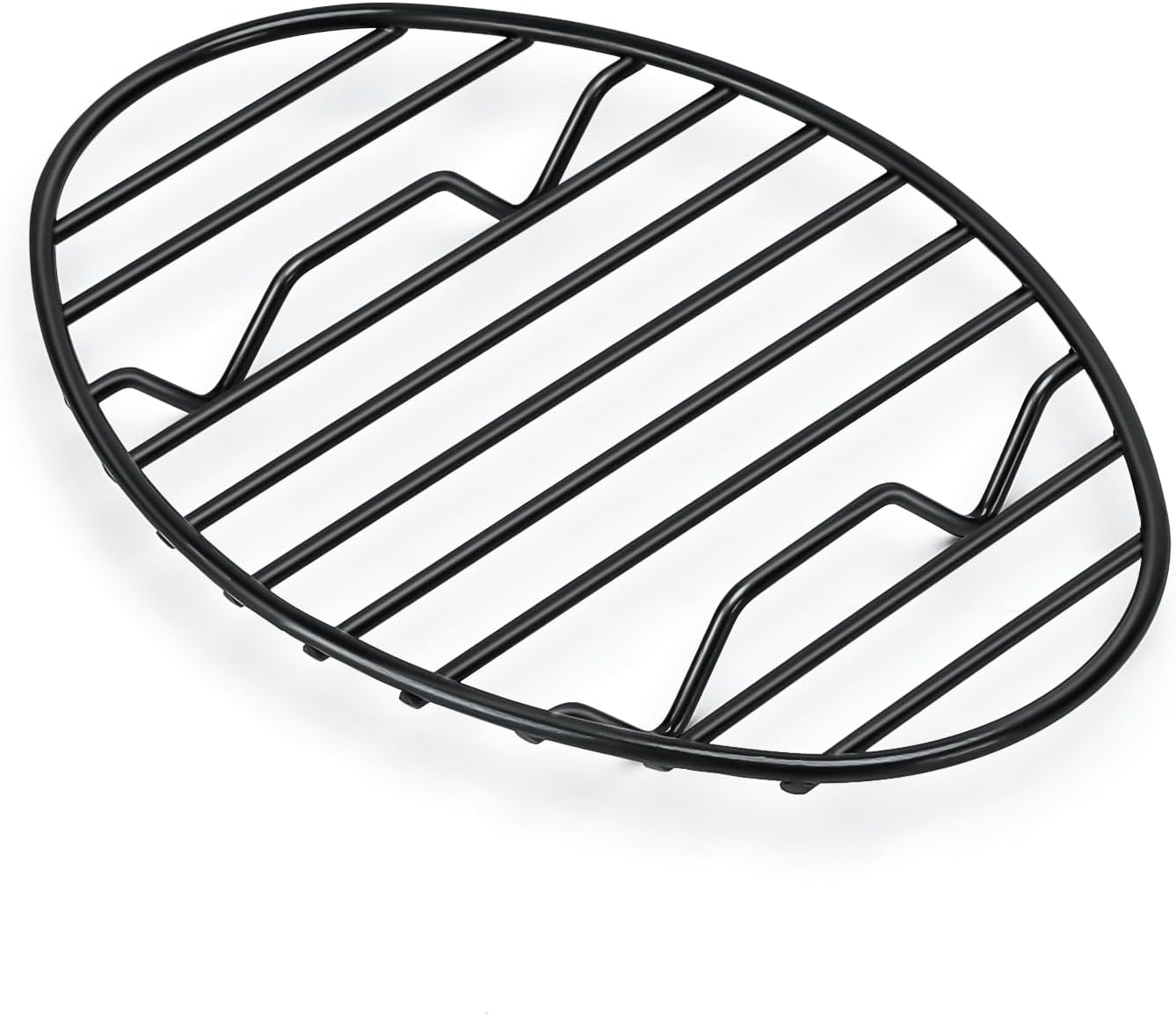 Amazon.com: Oval Roasting Rack with Integrated Feet, Non-Stick Coating ...