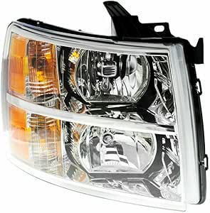Amazon.com: For Chevy Silverado 1500/2500/3500 2007-2014 Headlight ...