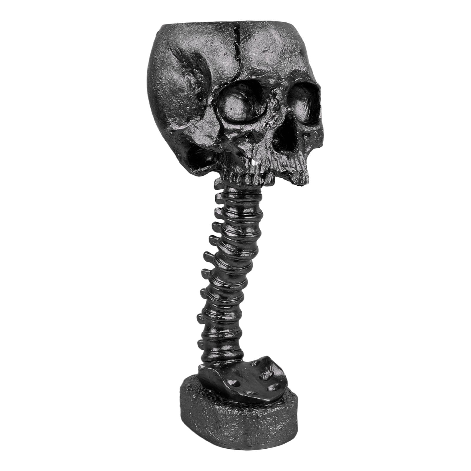 Amazon.com : Skull Planter Pot Decor,Skull Fake Plants,Skull with ...