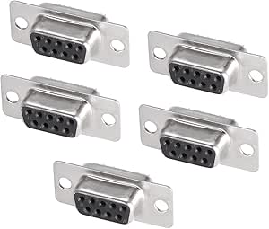 Amazon.co.jp: XYWHPGV D-sub Connector DB9 Female Socket 9 Pin 2 Row Port Terminal Breakout ...