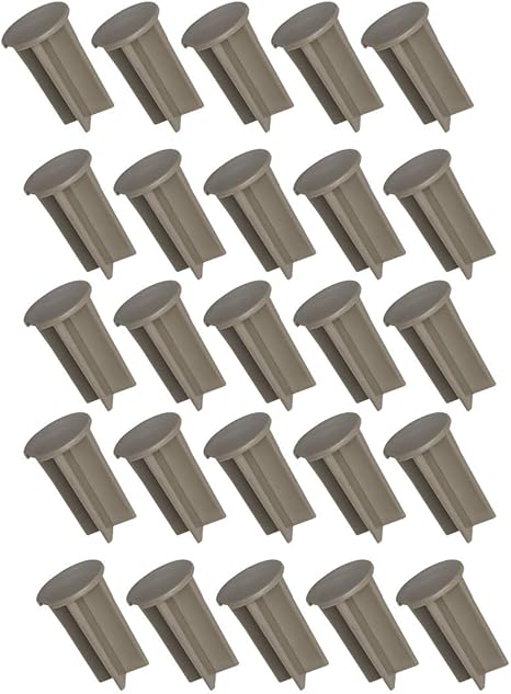 Amazon.com: Putty Fence Caps – 25 Pack of 1-Inch Pool Fence Hole Caps ...