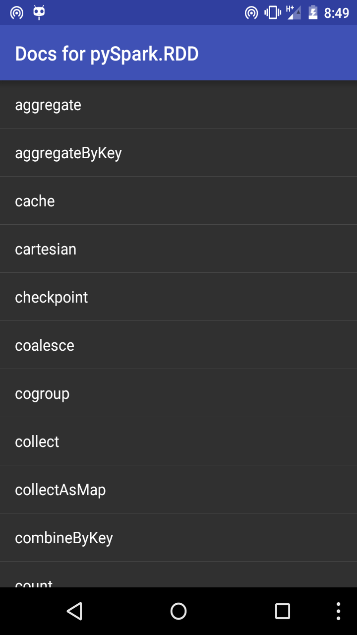 Docs for pySpark.RDD - App on Amazon Appstore