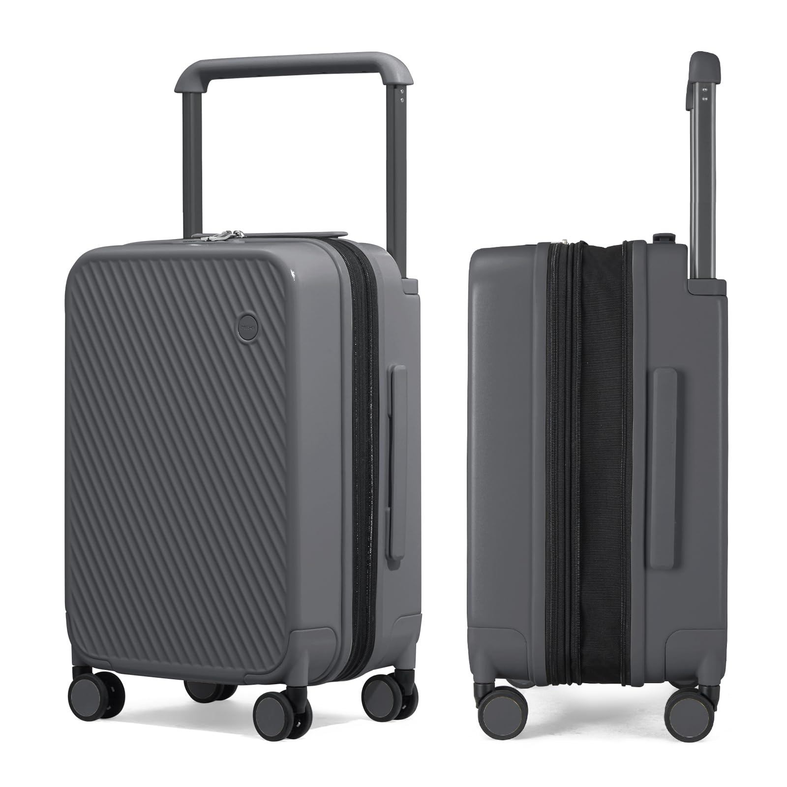 mixi Large Capacity Expandable Carry On Luggage Airline Approved 20 ...