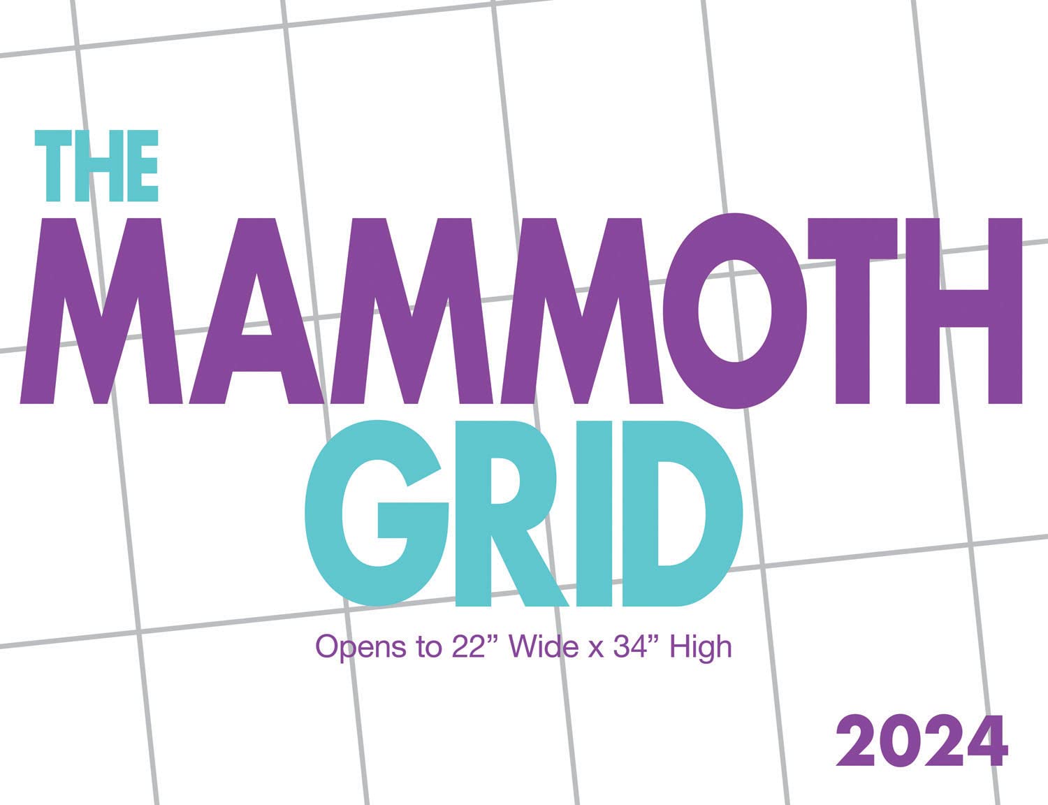 Amazon | Mammoth Grid 2024 Calendar | Carousel Calendars | 輸入版カレンダー